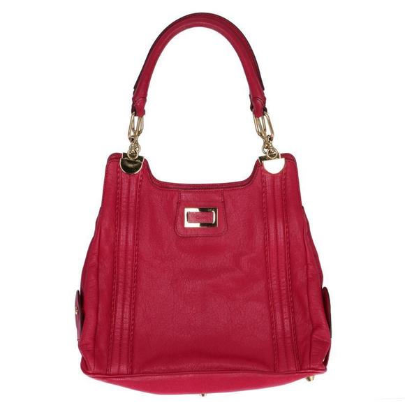 Chloe | Bags | Chloe Leather Tote Bag Red | Poshmark